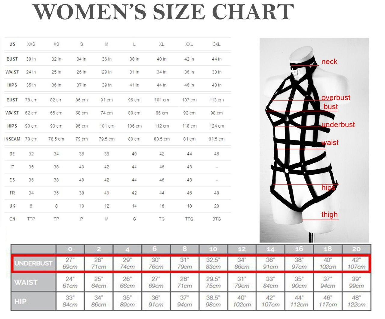 Sizing | MadElephantShop